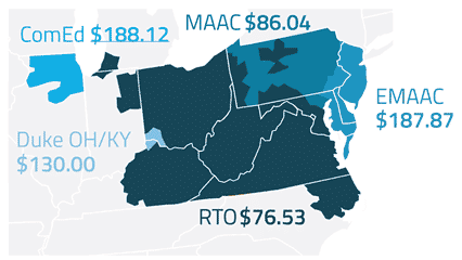 Prices Fall in PJM's 100-Percent Capacity Resource Auction